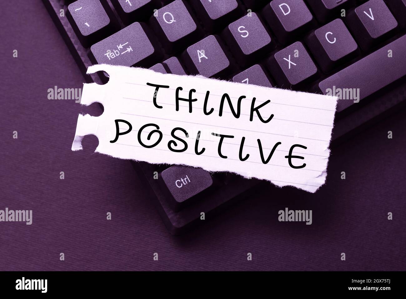 Writing displaying text Think Positive. Internet Concept The tendency ... Writing displaying text Think Positive. Internet Concept The tendency ...