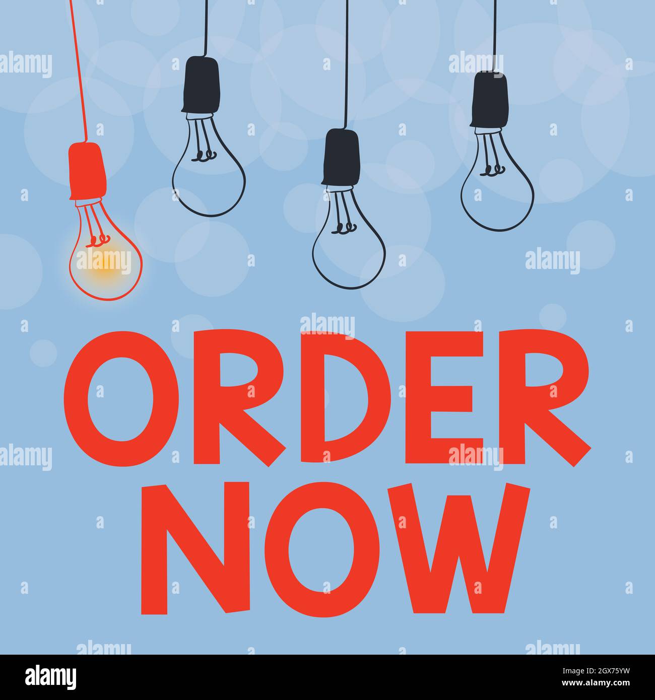 Conceptual display Order Now. Business idea confirmed request by one ...