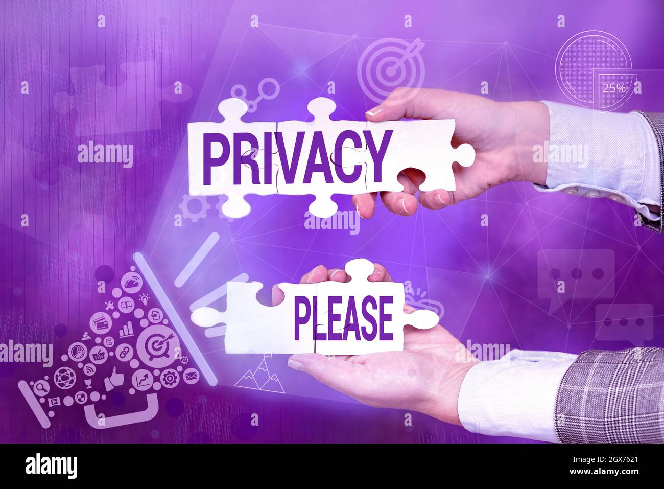 Writing displaying text Privacy Please. Business approach asking ...