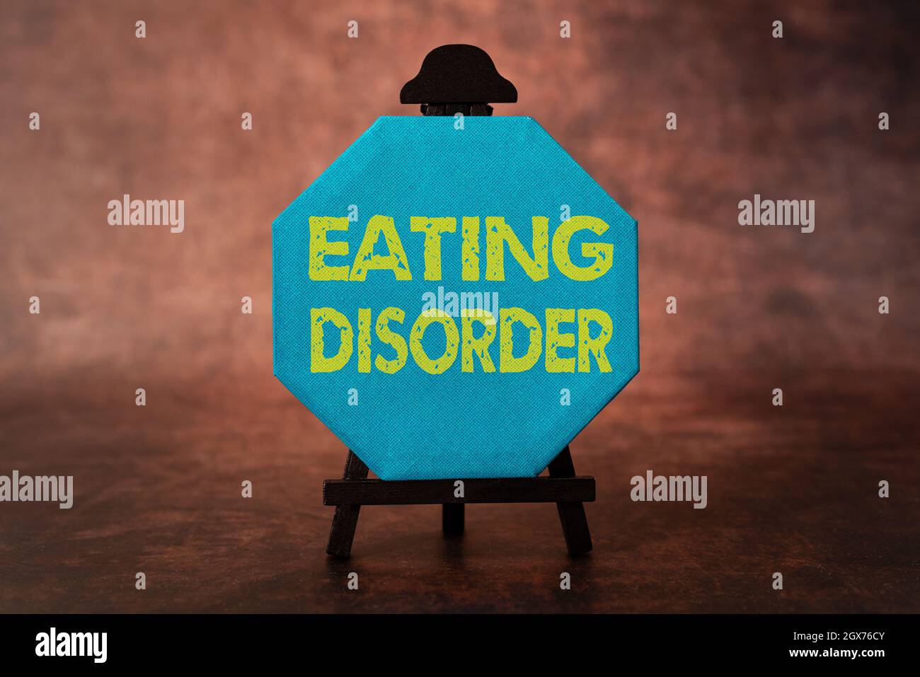 Text sign showing Eating Disorder. Business showcase illnesses that are ...