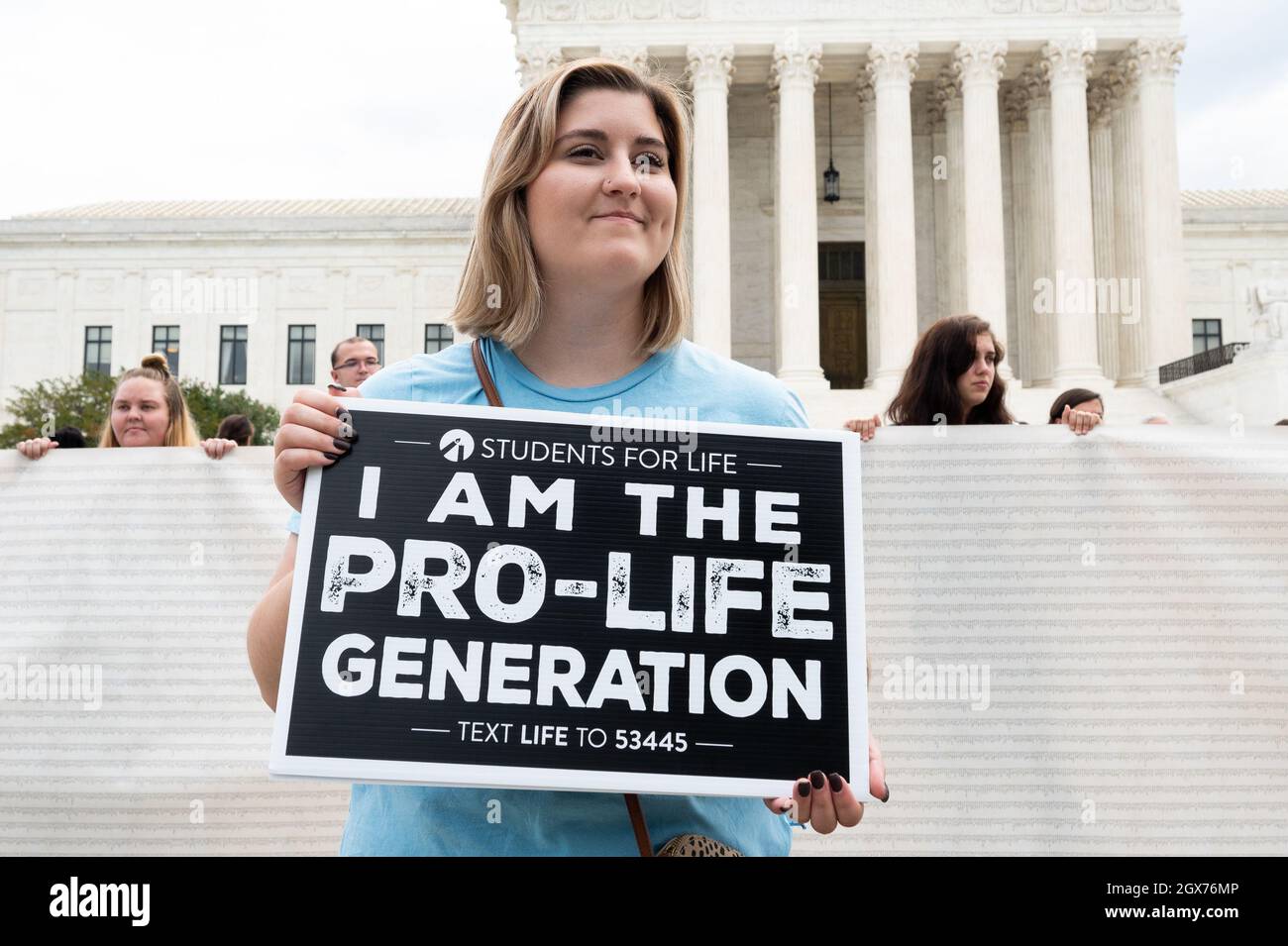 I am the pro life generation hi-res stock photography and images - Alamy