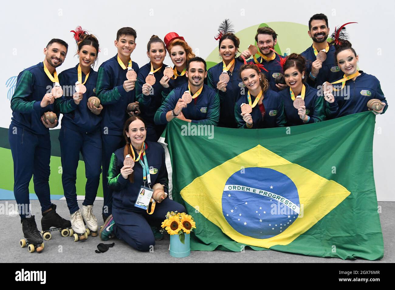 CRSG, Brasil, third place, during awards ceremony in Small Show at The ...