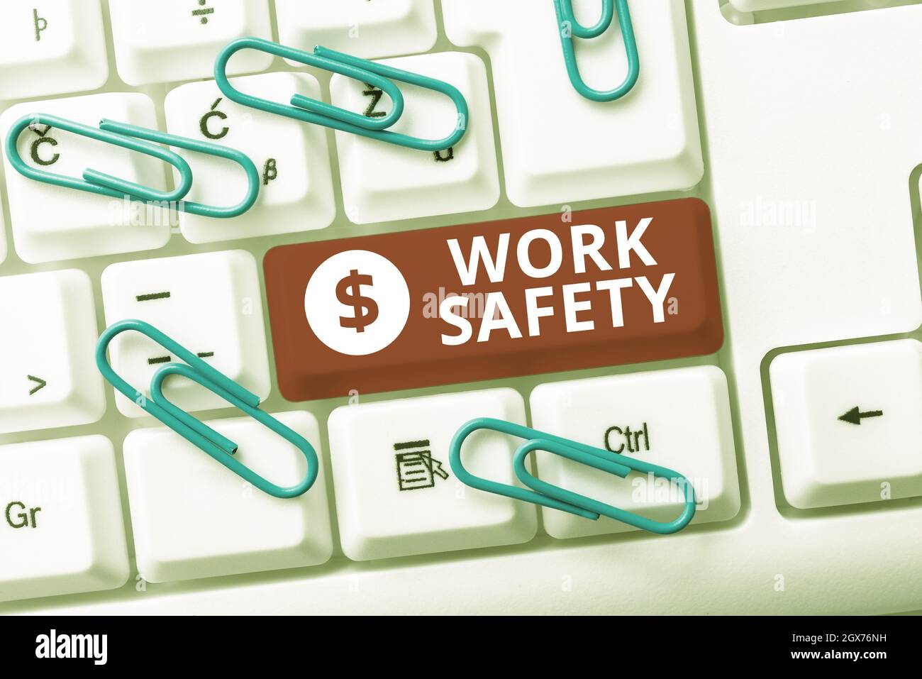 Writing Displaying Text Work Safety Business Approach Policies And
