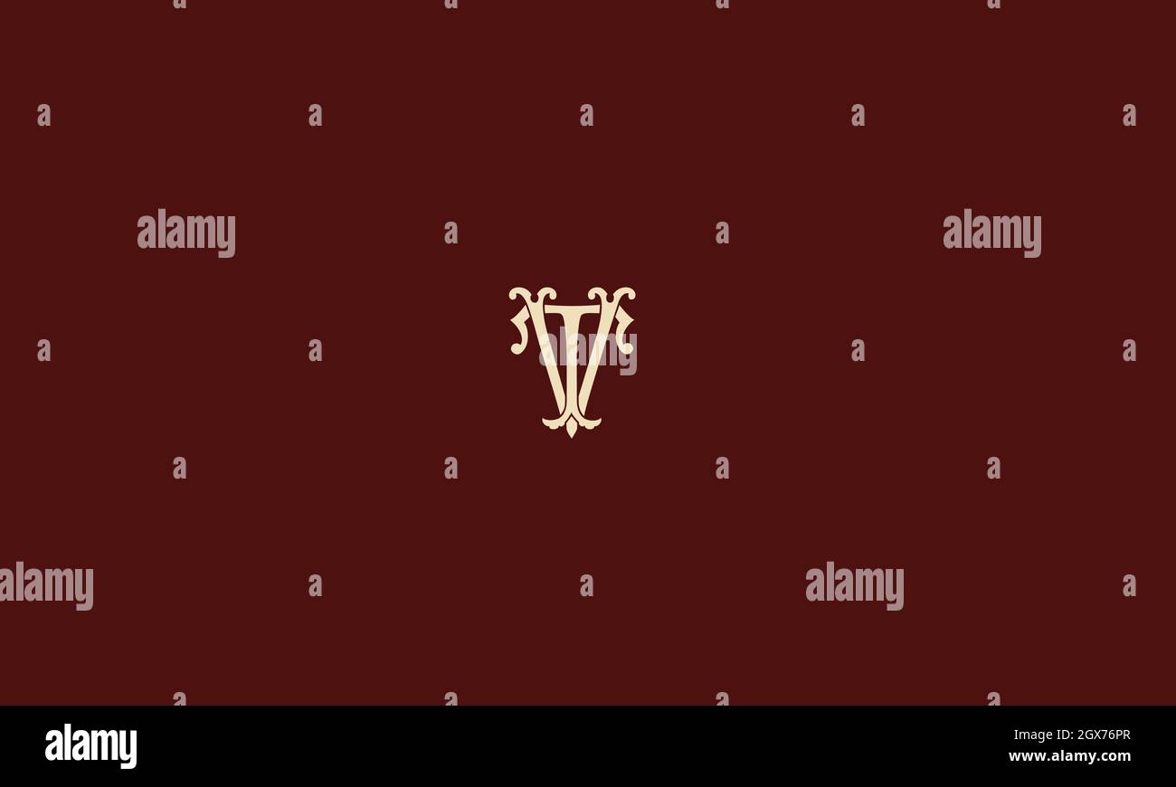 letters tv logo design with negative space effect for illustration use ...