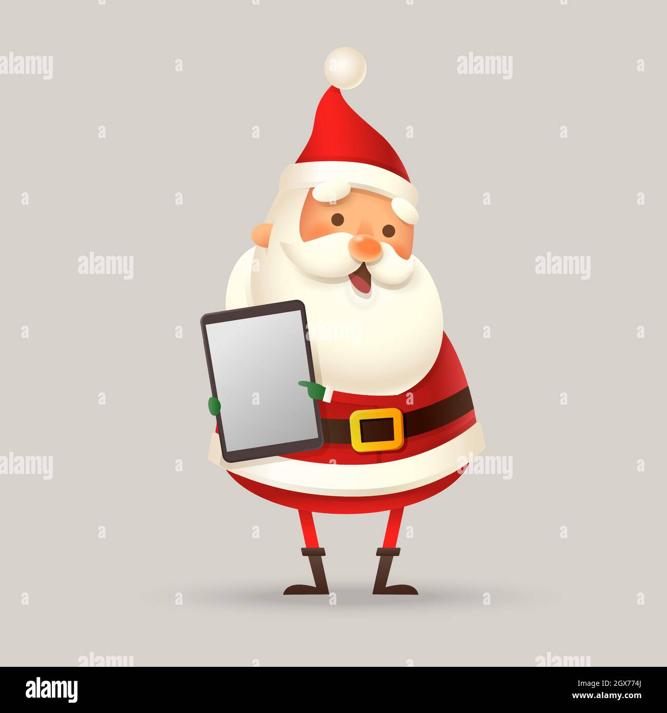 New year digital tablet Stock Vector Images - Alamy