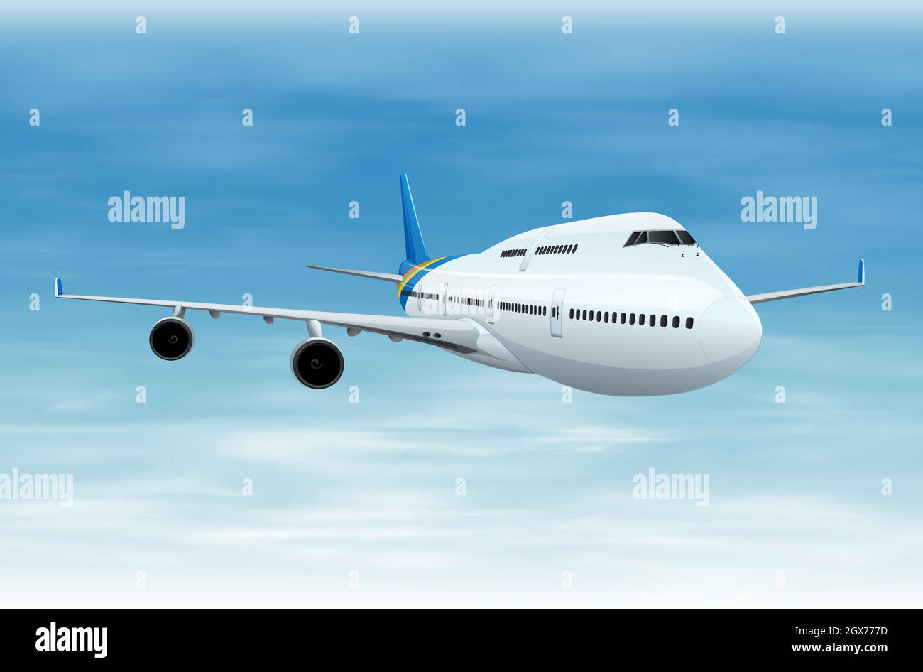 Jumbo jets Stock Vector Images - Alamy