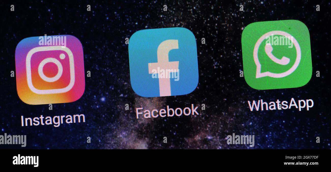 Facebook outage 2021 hi-res stock photography and images - Alamy