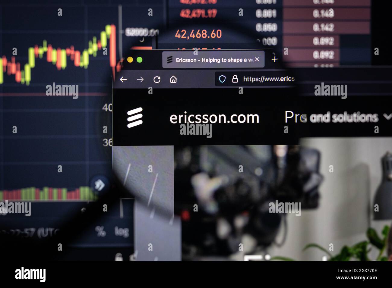 Ericsson logo hi-res stock photography and images - Alamy