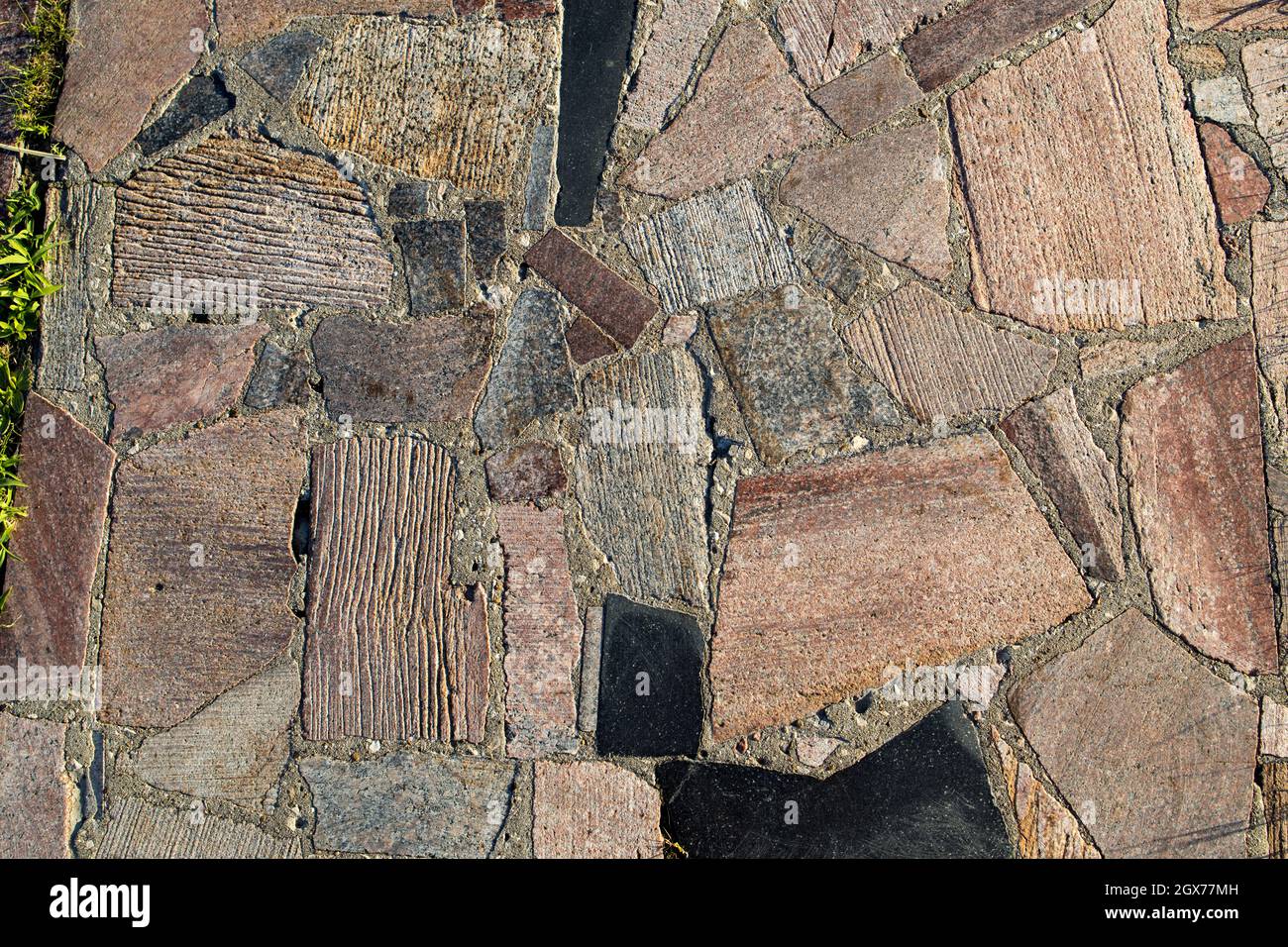 Geometric concrete paving stones hi-res stock photography and images ...