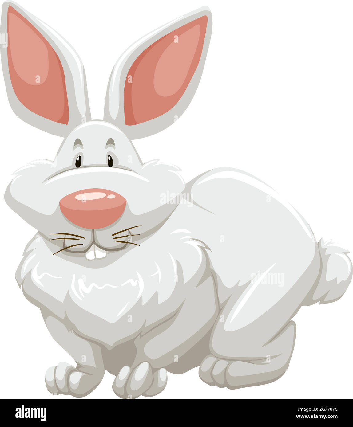 White rabbit teeth Stock Vector Images - Alamy