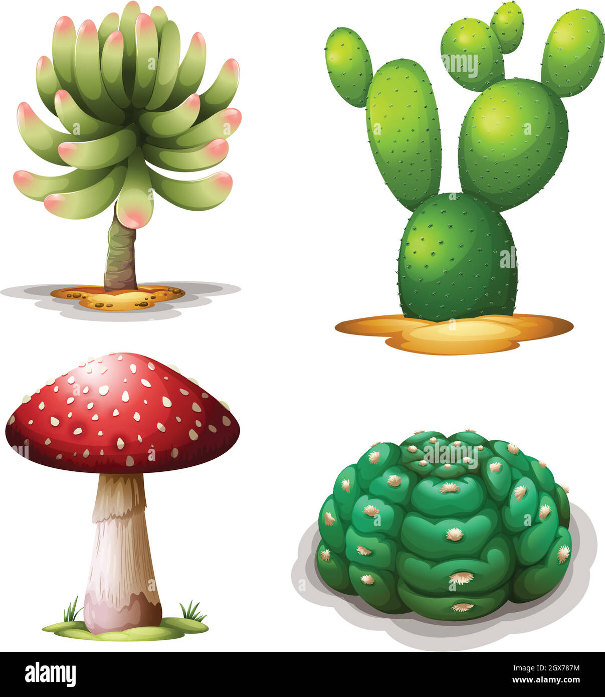 Mushroom spore Cut Out Stock Images & Pictures - Alamy