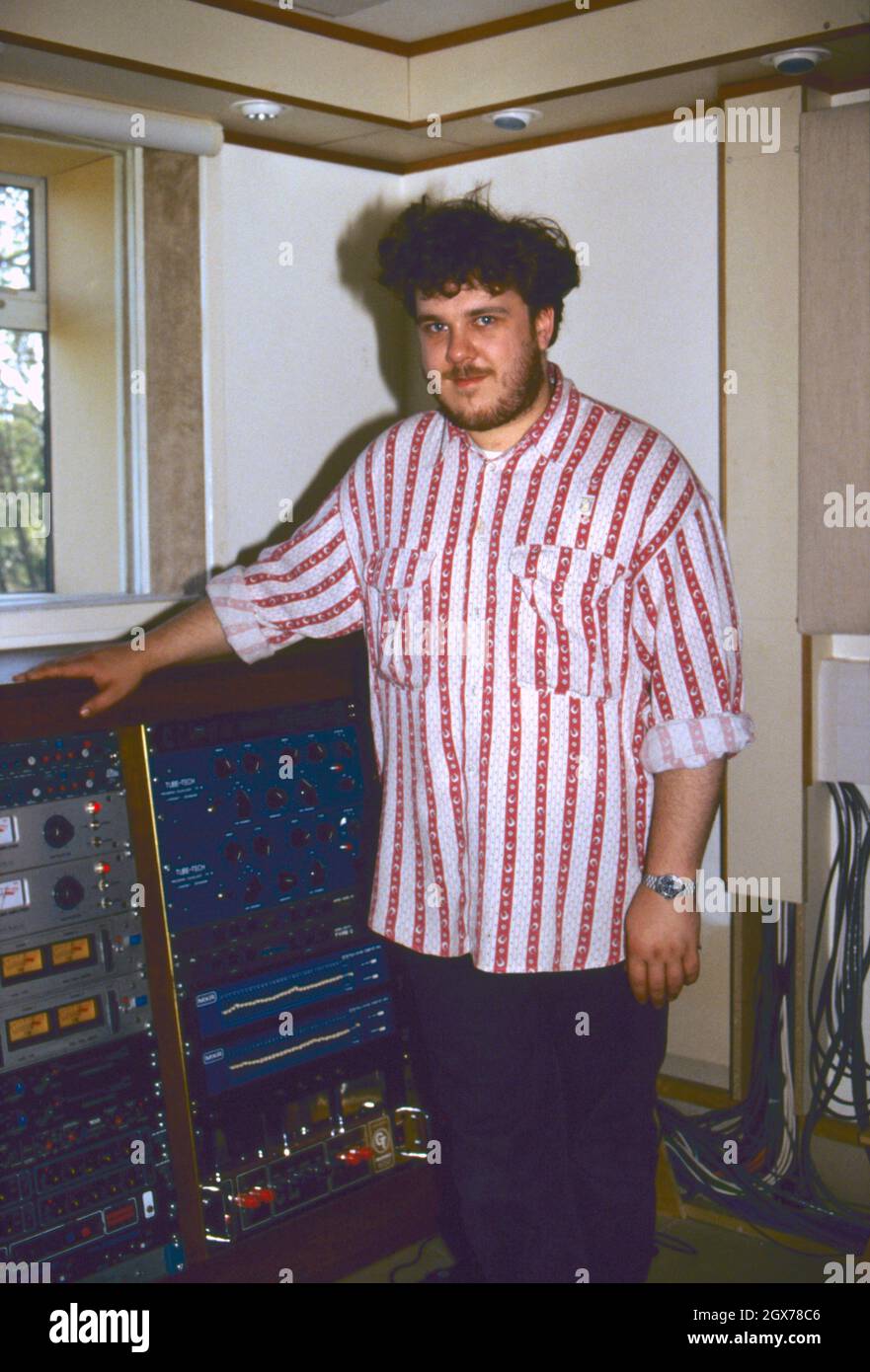 Scottish musician Robin Guthrie, member of the Cocteau Twins, pictured ...