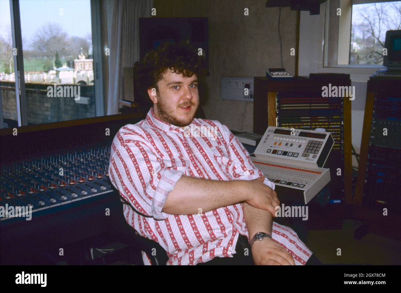 Scottish musician Robin Guthrie, member of the Cocteau Twins, pictured ...