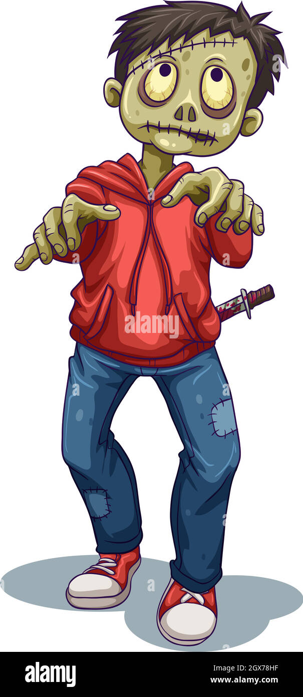 A male zombie Stock Vector Image & Art - Alamy