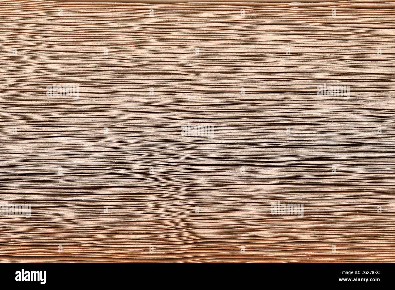 Pages of old book closeup, top view. Stack of paper. Vintage background ...