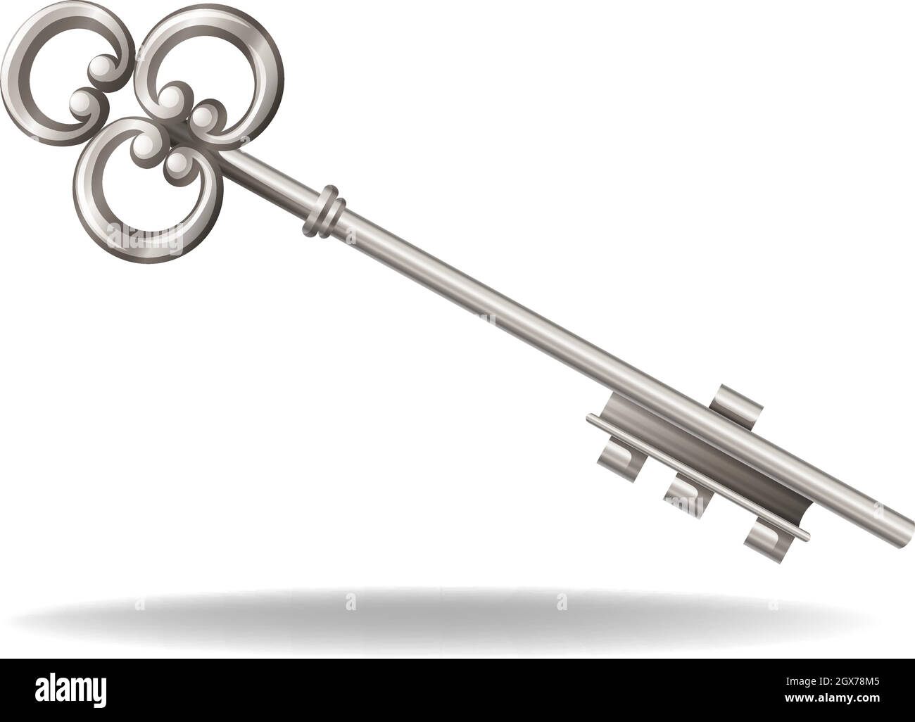 Silver key clipart hi-res stock photography and images - Alamy