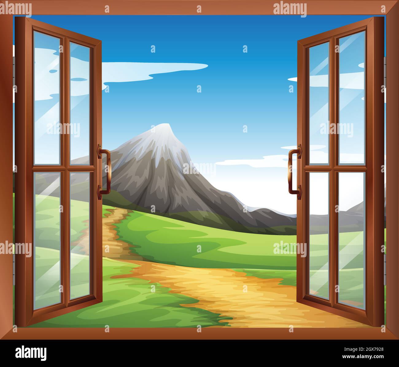 Open across Stock Vector Images - Alamy