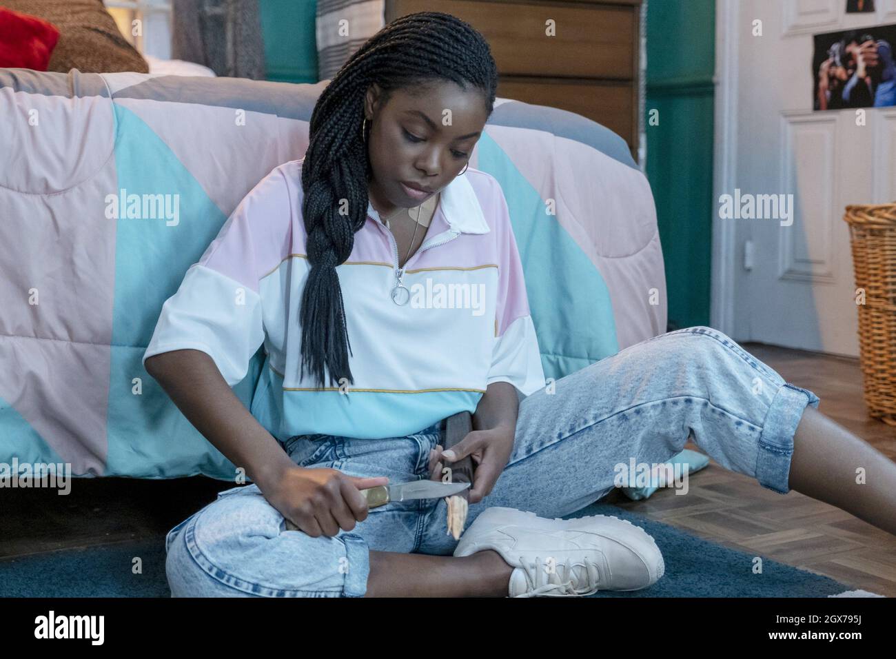 BLACK AS NIGHT, (aka WELCOME TO THE BLUMHOUSE: BLACK AS NIGHT), Asjha ...