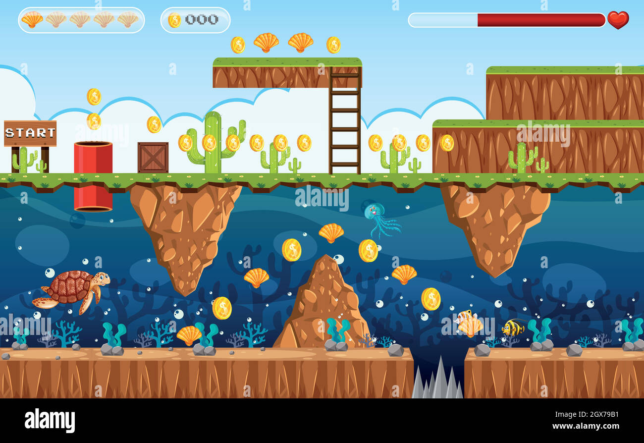 Postcard landscapes Stock Vector Images - Alamy