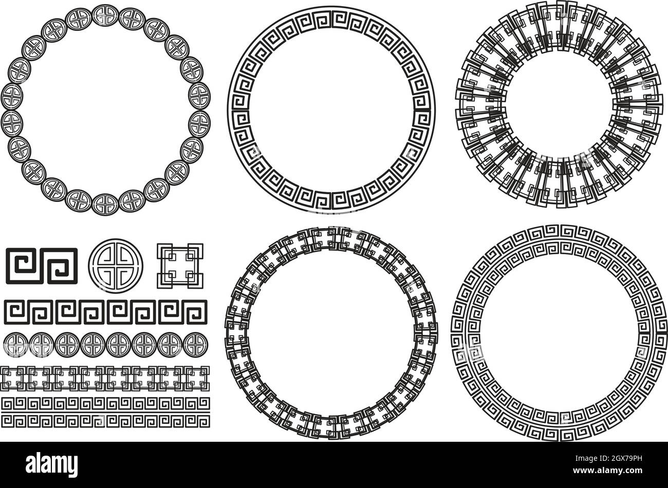 Circle patterns Cut Out Stock Images & Pictures - Alamy