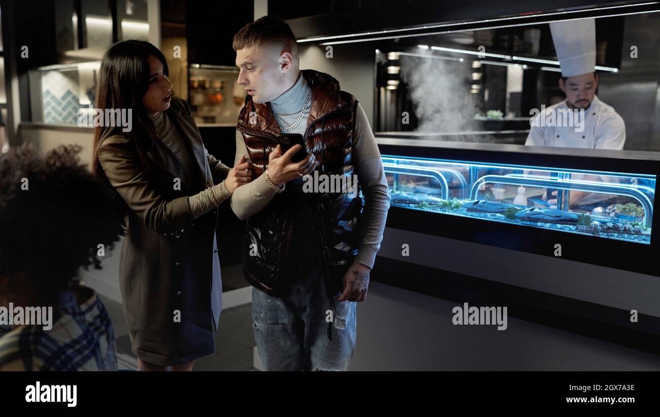 FOREVER RICH, from left: Sinem Kavus, Jonas Smulders, 2021. © Netflix ...