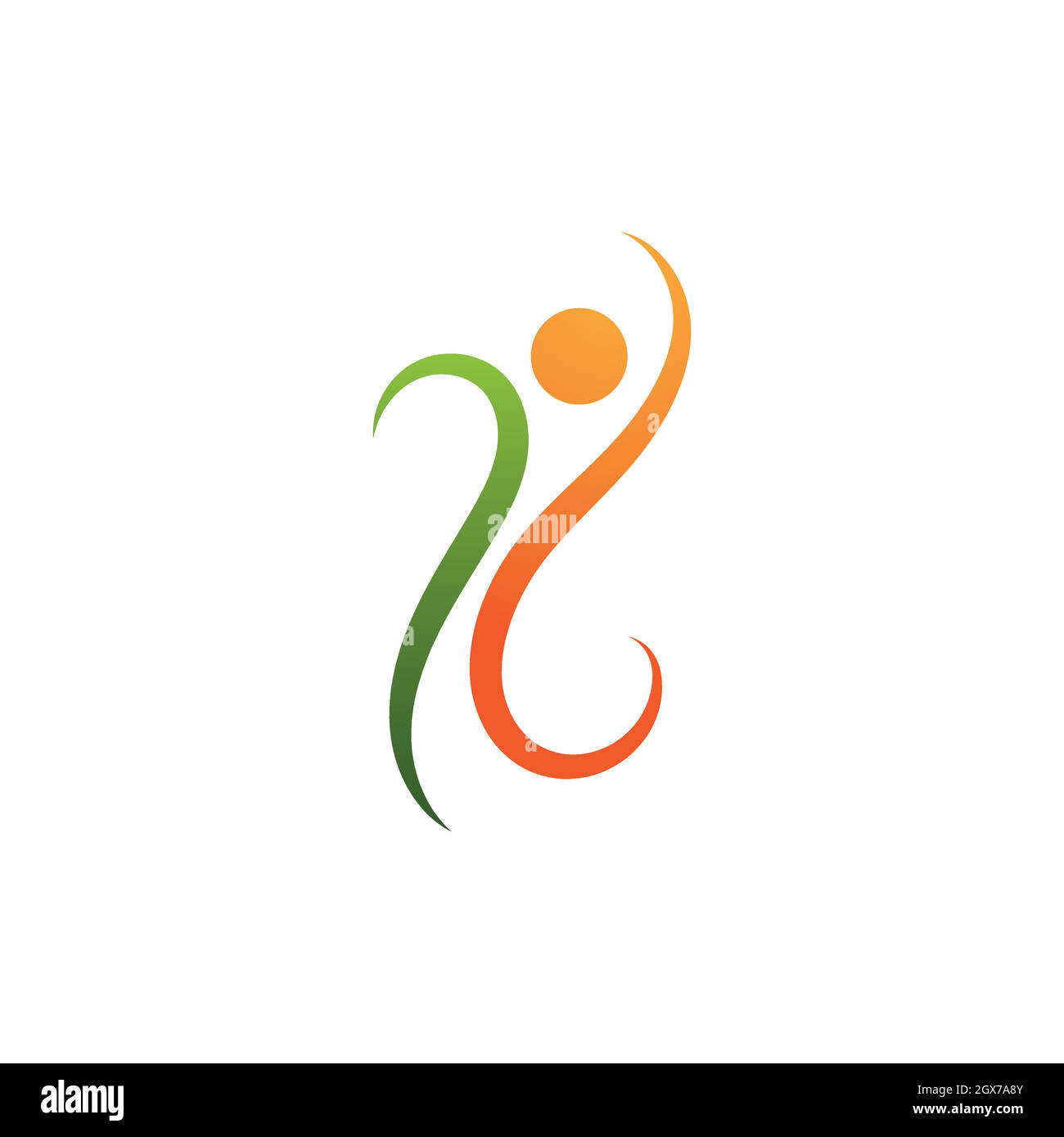 Fun fitness logo hi-res stock photography and images - Alamy