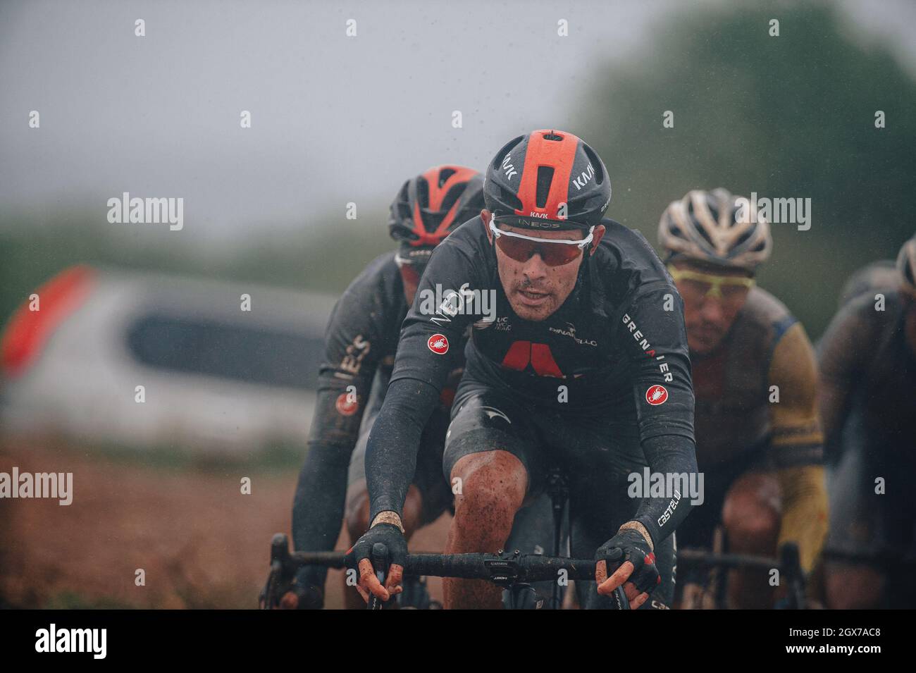3rd October 2021, Paris–Roubaix Mens Cycling tour; Luke Rowe during the ...