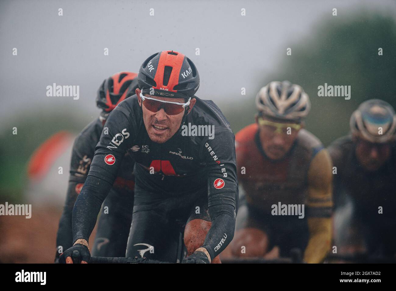 3rd October 2021, Paris–Roubaix Mens Cycling tour; Luke Rowe during the ...