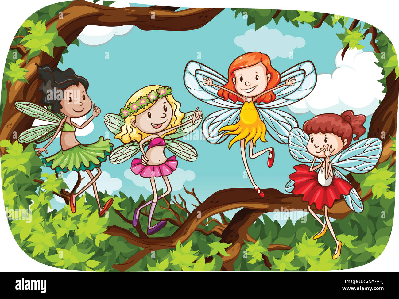 Flying fairies hi-res stock photography and images - Alamy