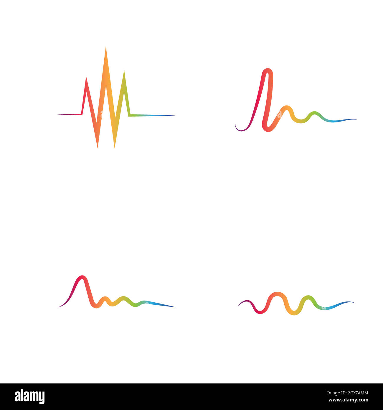 Sound waves logo hi-res stock photography and images - Alamy