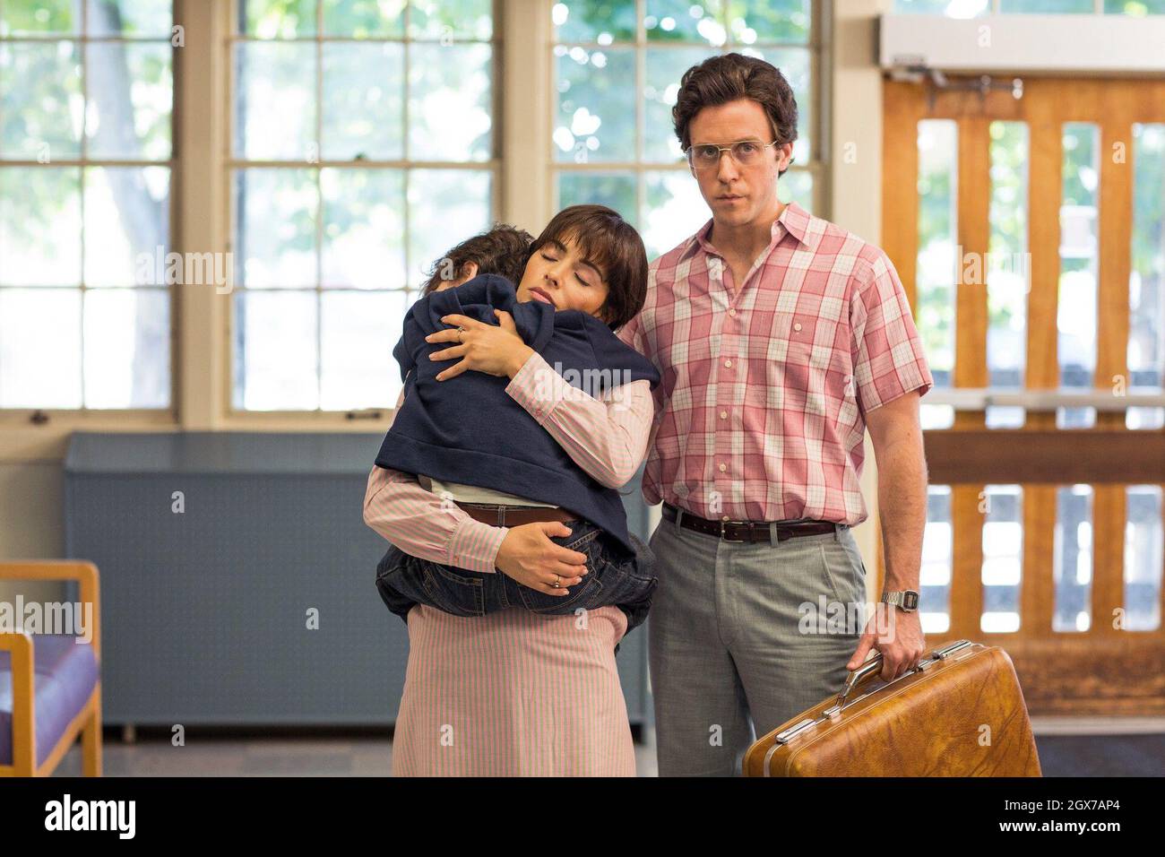 LANGUAGE ARTS, from left: Ryan Rosenberg (back to camera), Sarah Shahi ...