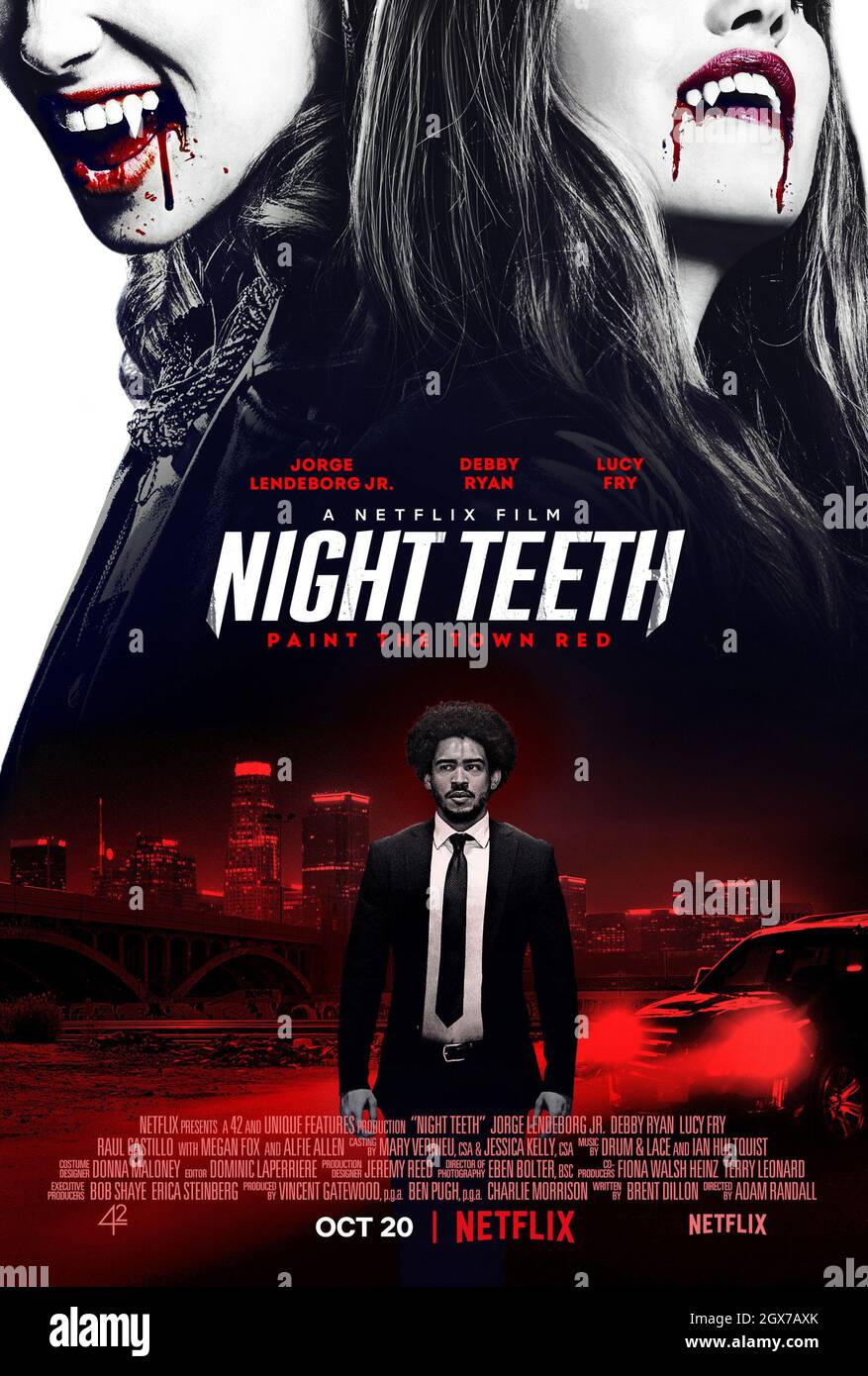 NIGHT TEETH, US poster, top, from left: Lucy Fry, Debby Ryan, bottom ...