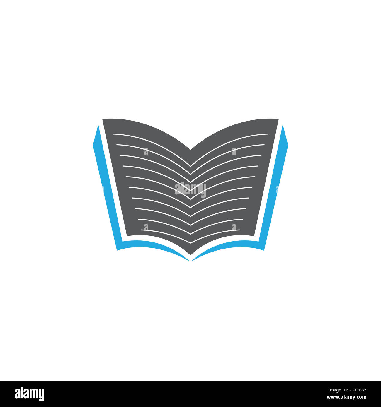 Book logo vector Stock Vector Images - Alamy