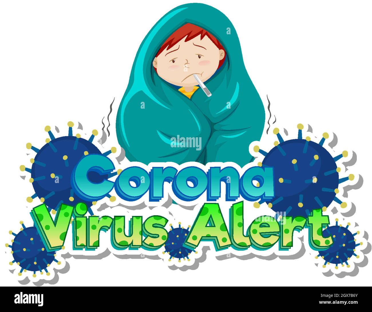 Person with fever Cut Out Stock Images & Pictures - Alamy