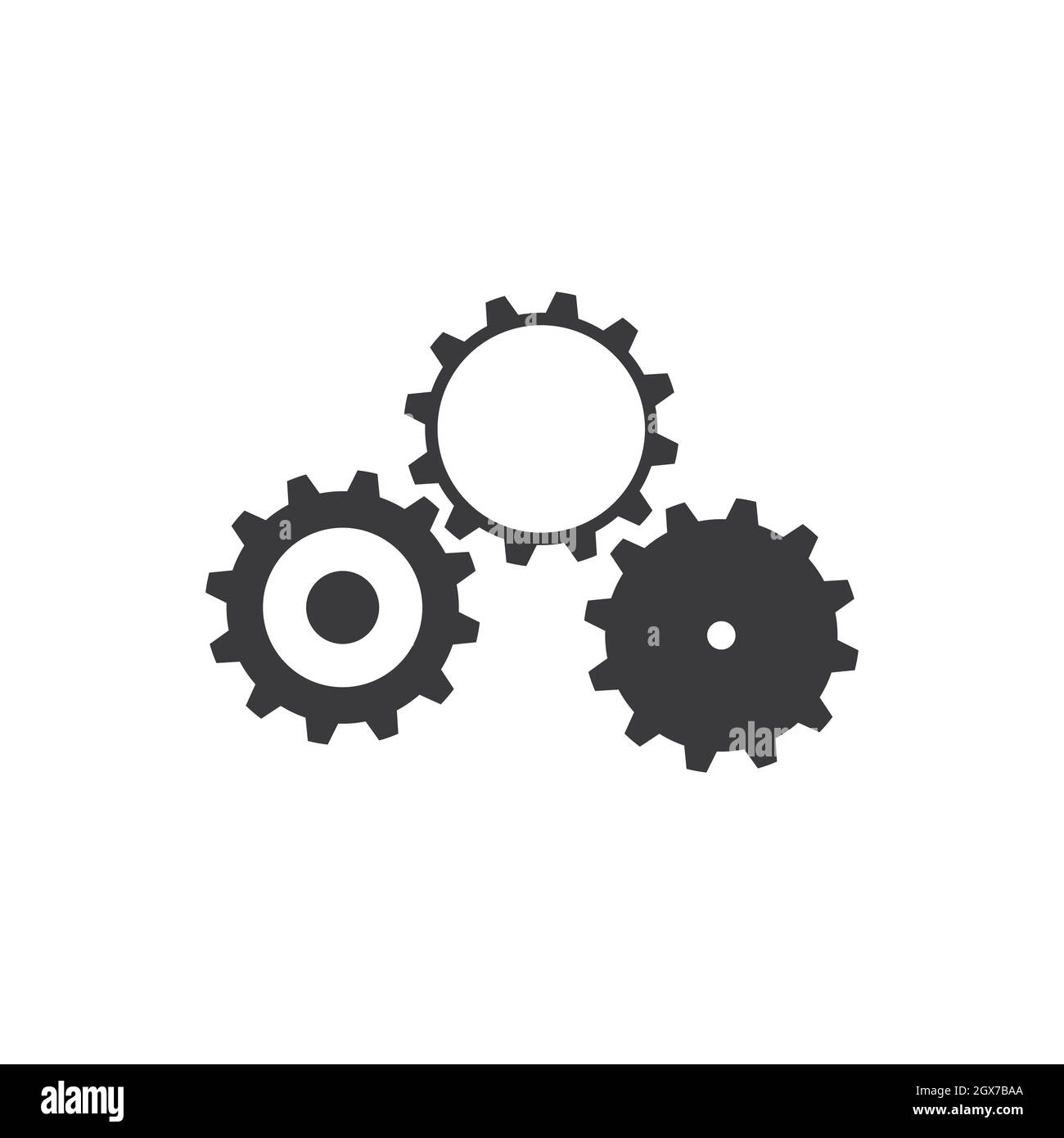 Gear logo Cut Out Stock Images & Pictures - Alamy
