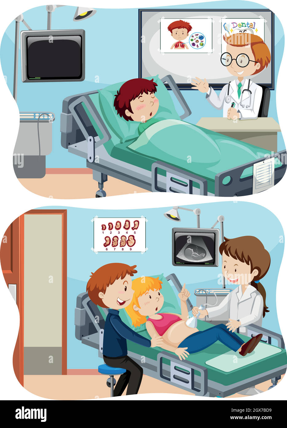 Set body care Stock Vector Images - Alamy