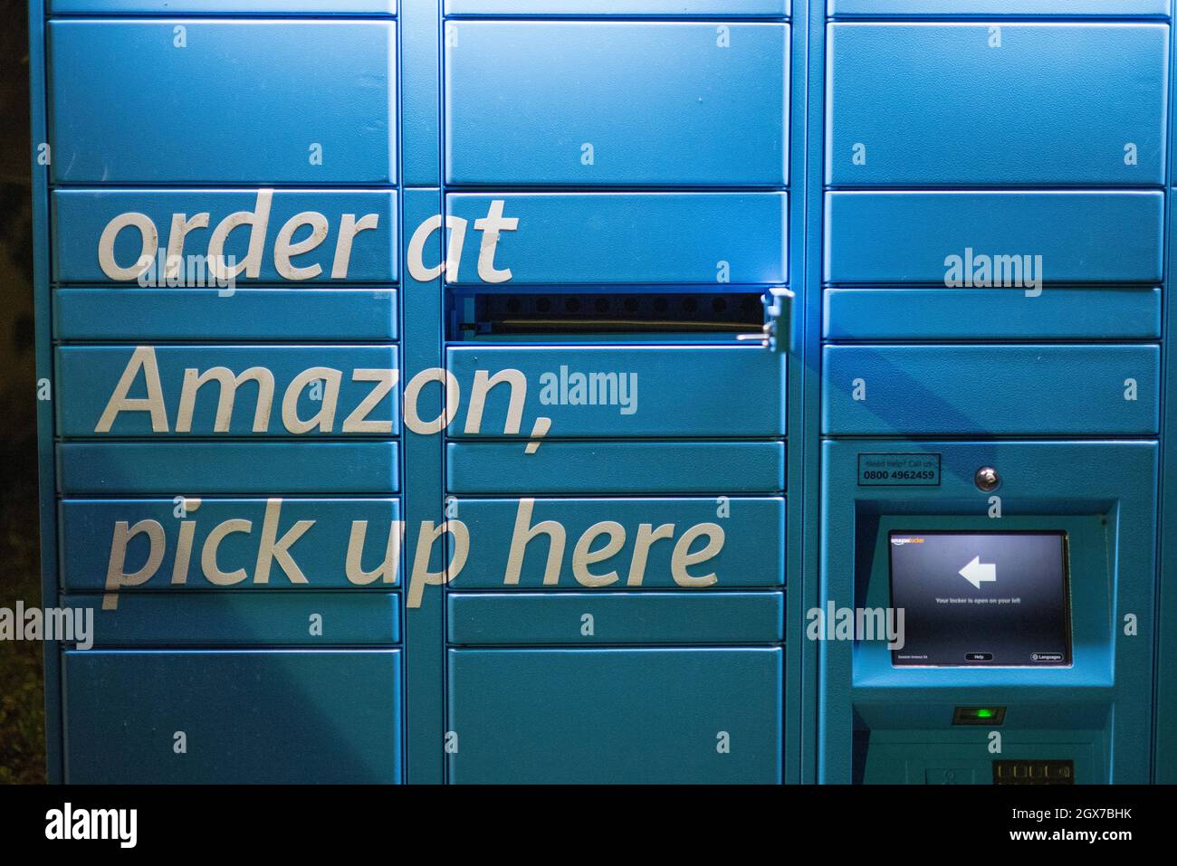 Amazon hub locker kenley train station hi-res stock photography and ...