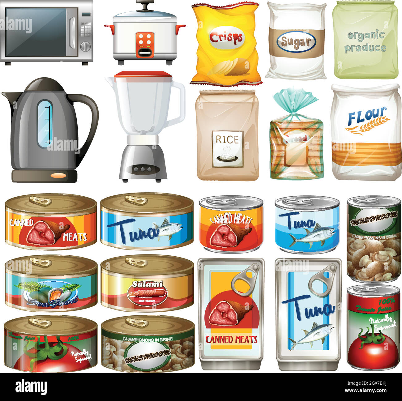 Electronic packaging Stock Vector Images - Alamy