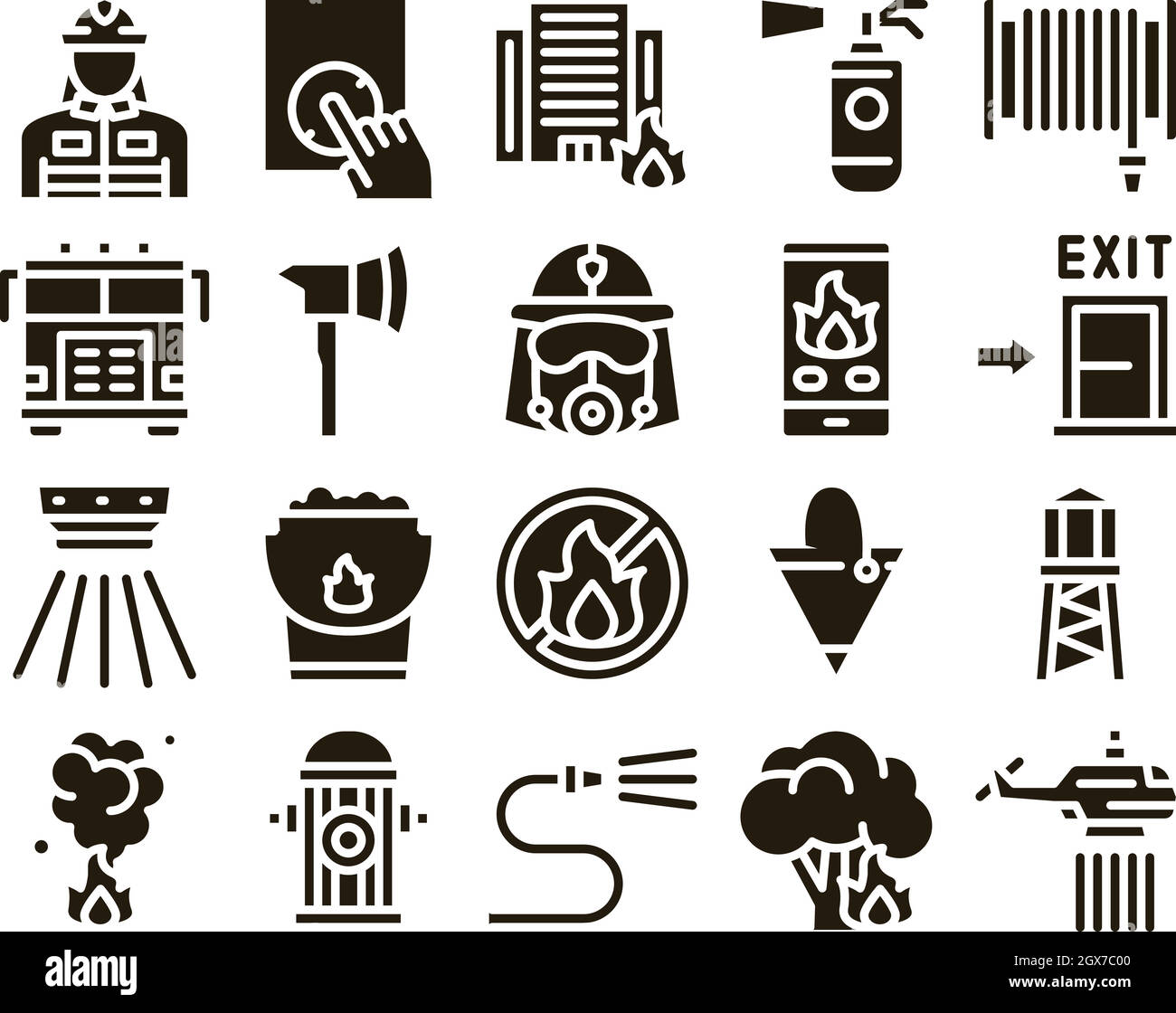 Fire safety signs vector hi-res stock photography and images - Alamy