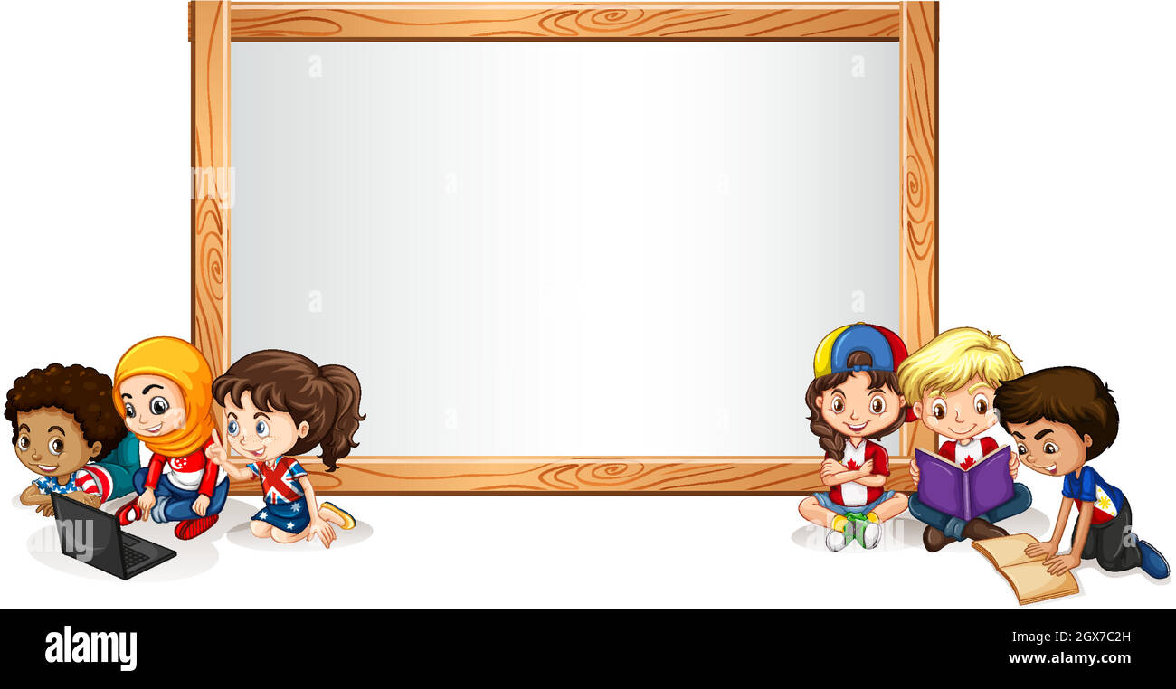 Set kid reading book Stock Vector Images - Alamy