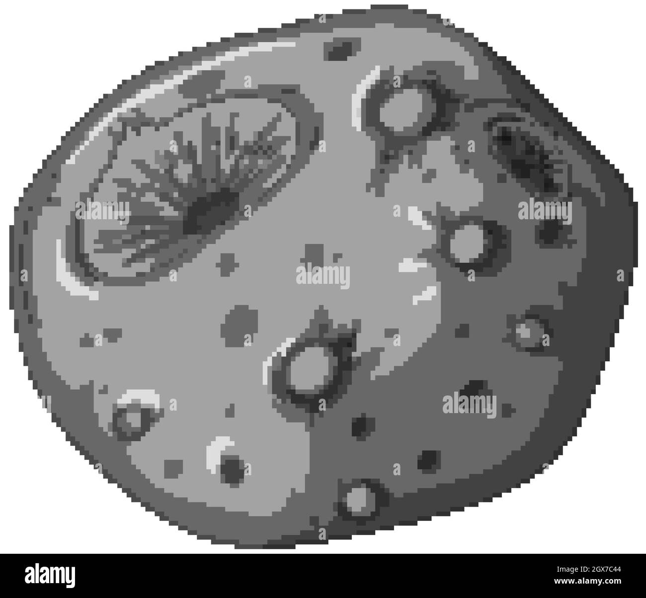 A stone meteorite isolated on white background Stock Vector Image & Art ...