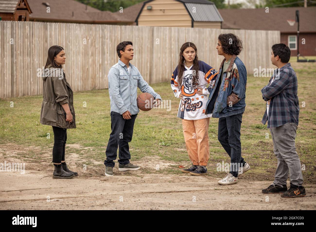 RESERVATION DOGS, from left: Devery Jacobs, Dalton Cramer, Paulina ...