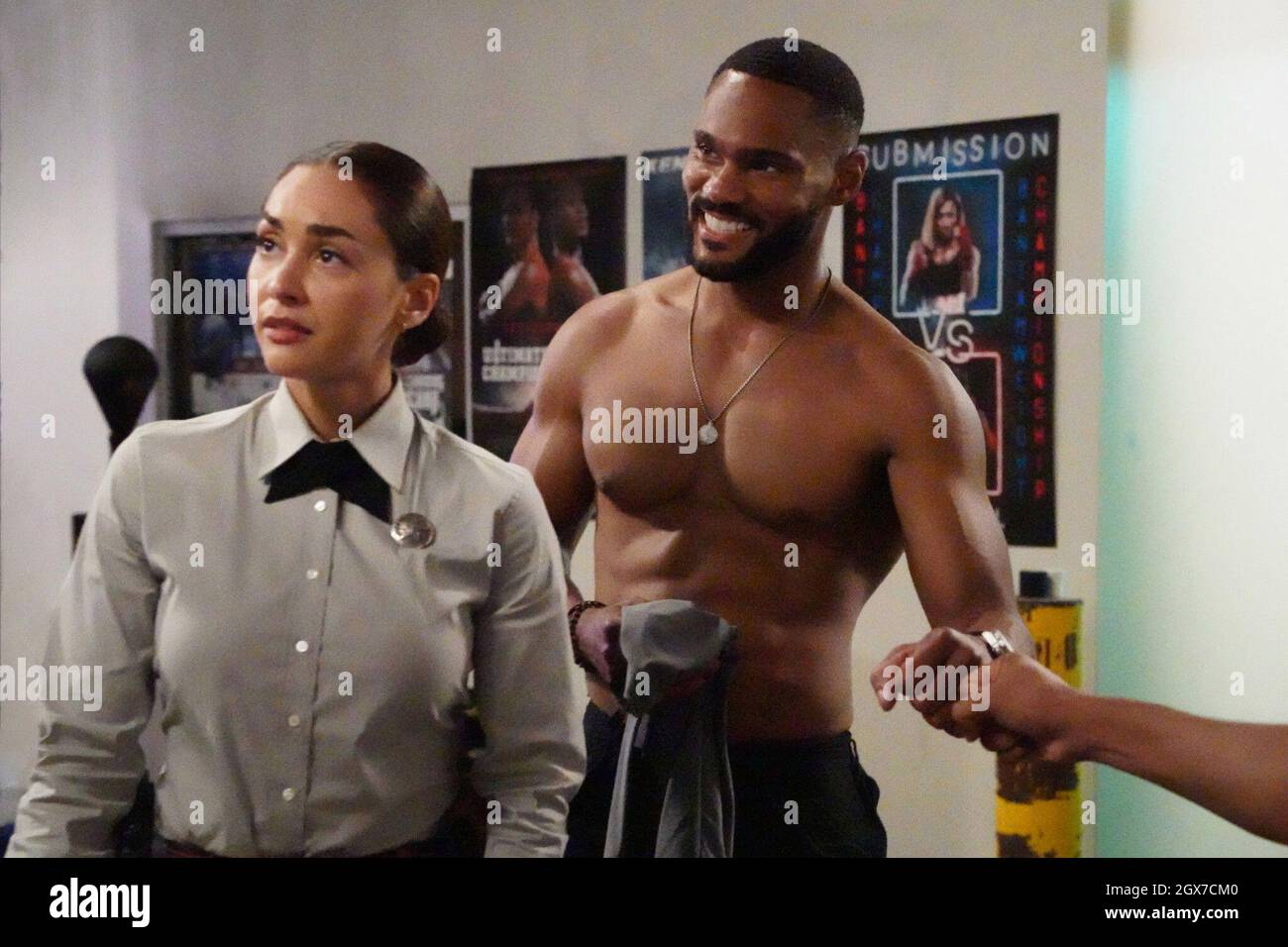 WALKER, from left: Lindsey Morgan, Jeff Pierre, Mehar's Jacket ...