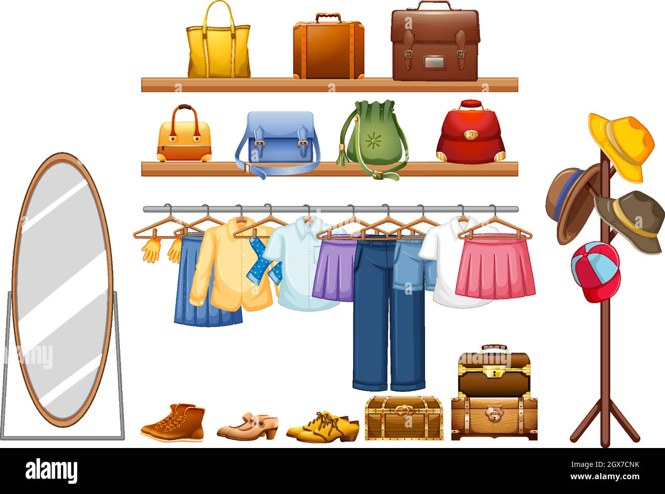 Clothing shop display Cut Out Stock Images & Pictures - Alamy