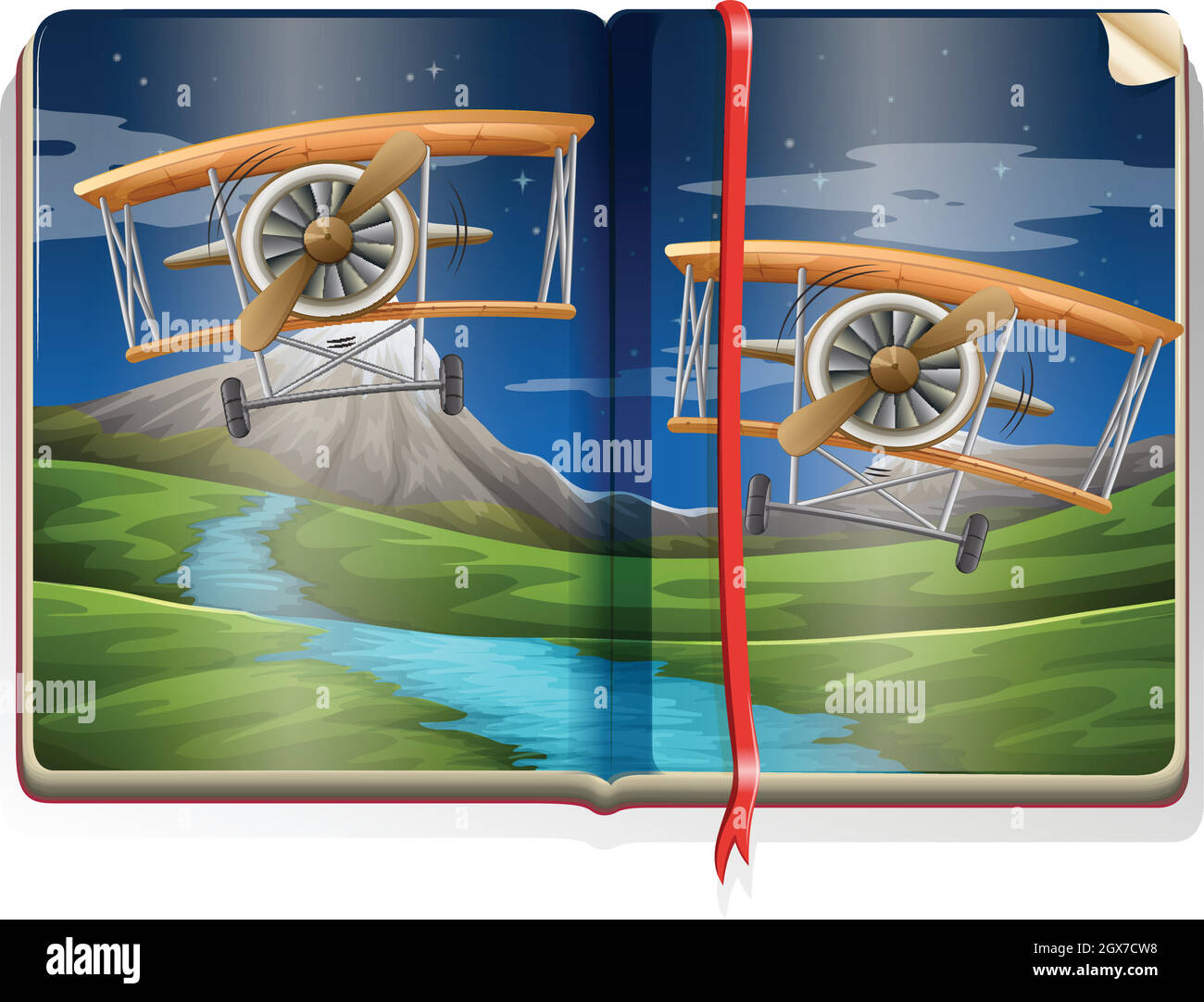 Mountain planes Stock Vector Images - Alamy