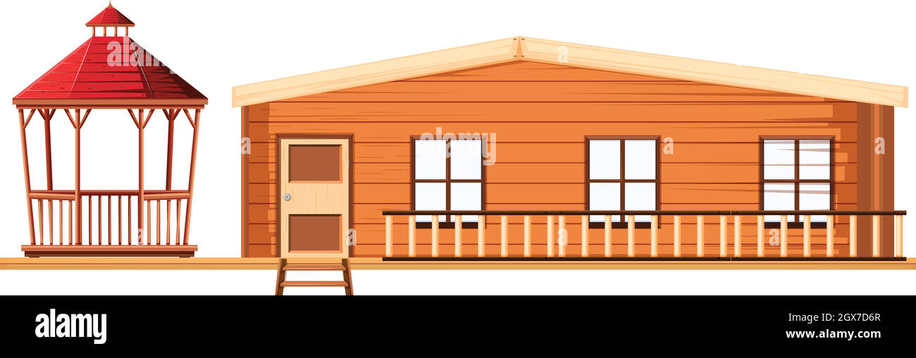 Pavilion cottage Stock Vector Images - Alamy