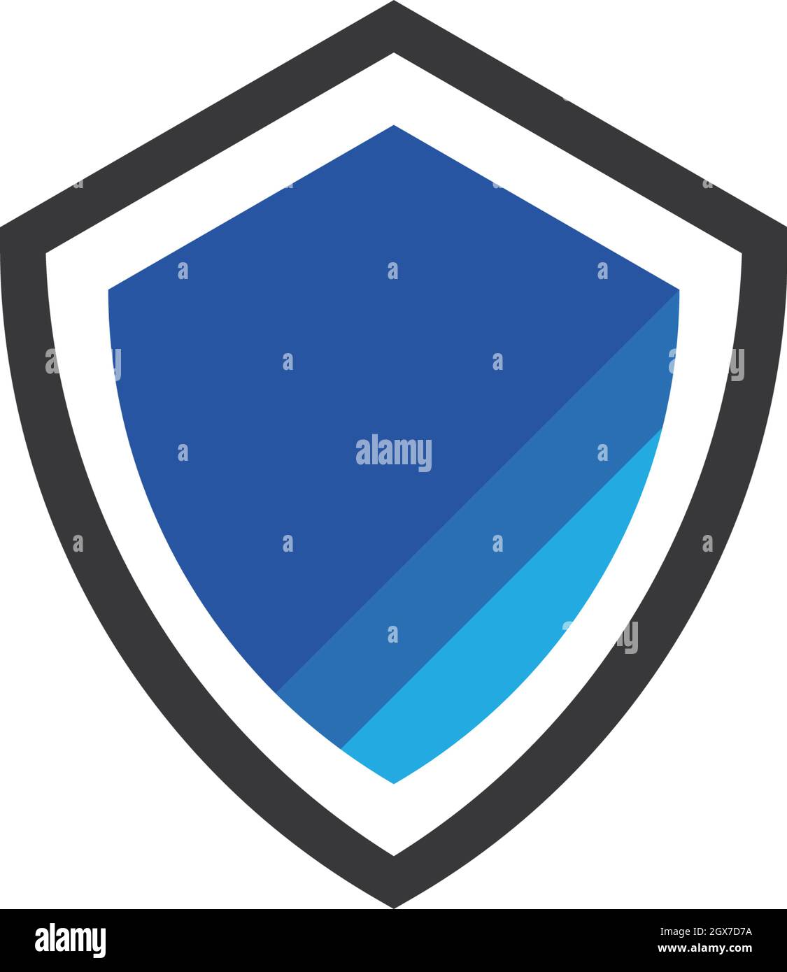 Shield symbol logo template vector illustration Stock Vector Image ...