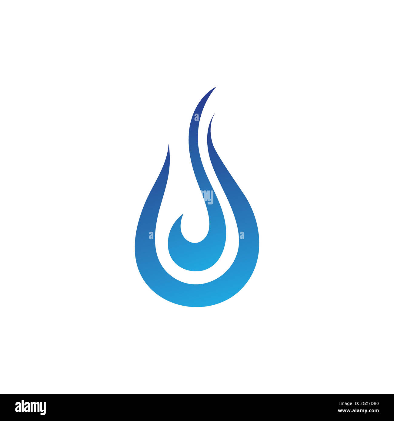 Drop water logo hi-res stock photography and images - Alamy