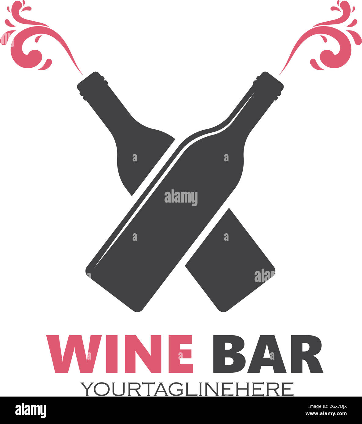 wine logo icon vector illustration design Stock Vector Image & Art - Alamy