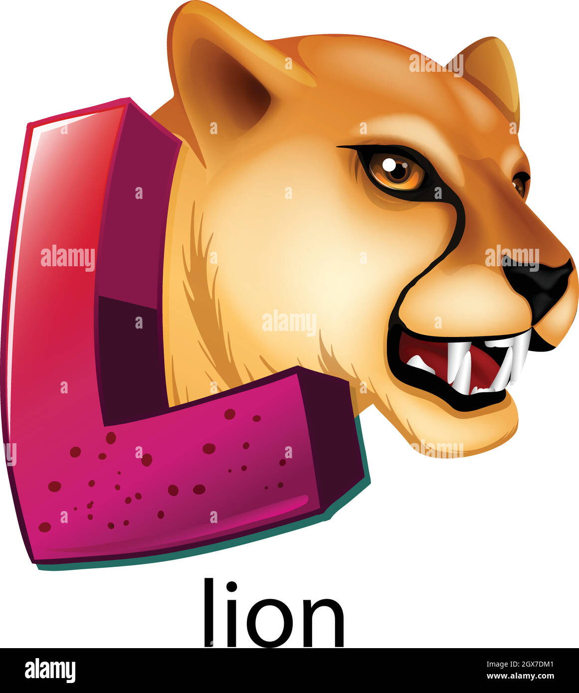 The second letter Cut Out Stock Images & Pictures - Alamy